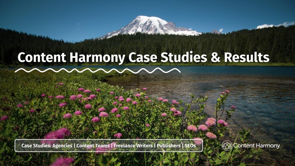 Results - Content Harmony