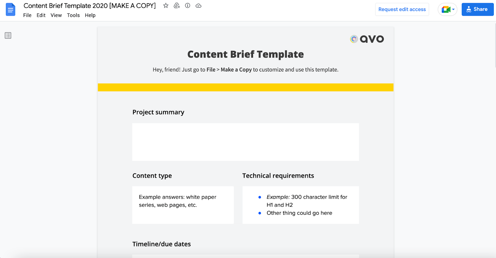 Content Brief Templates: 19 Free Downloads & Examples