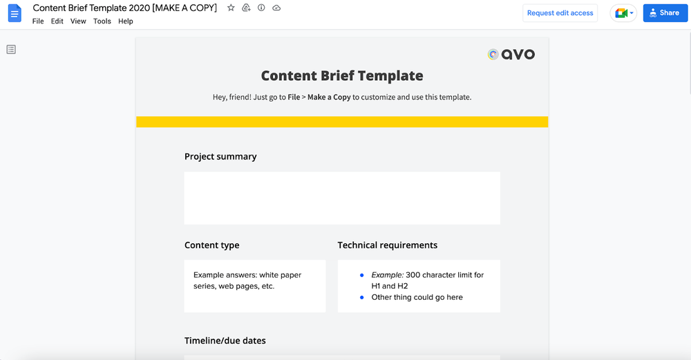 Content Brief Templates: 19 Free Downloads & Examples