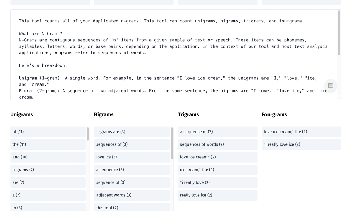 N-Gram Viewer & Analysis Tool