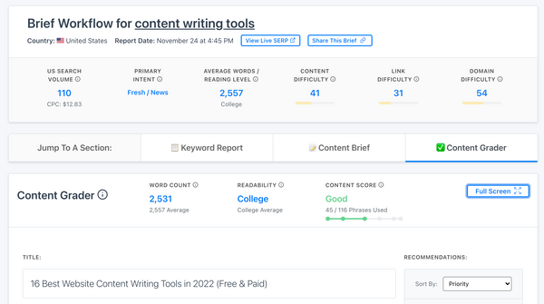 16 Best Content Writing Tools in 2024 (Free & Paid)