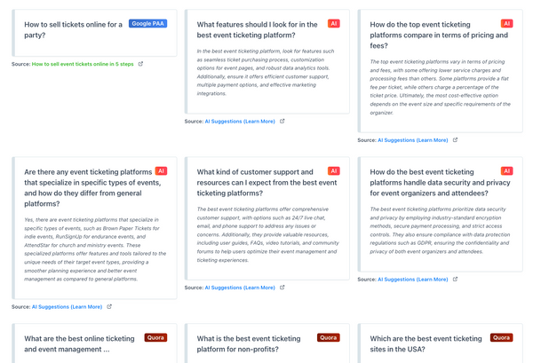 AI Suggested Questions